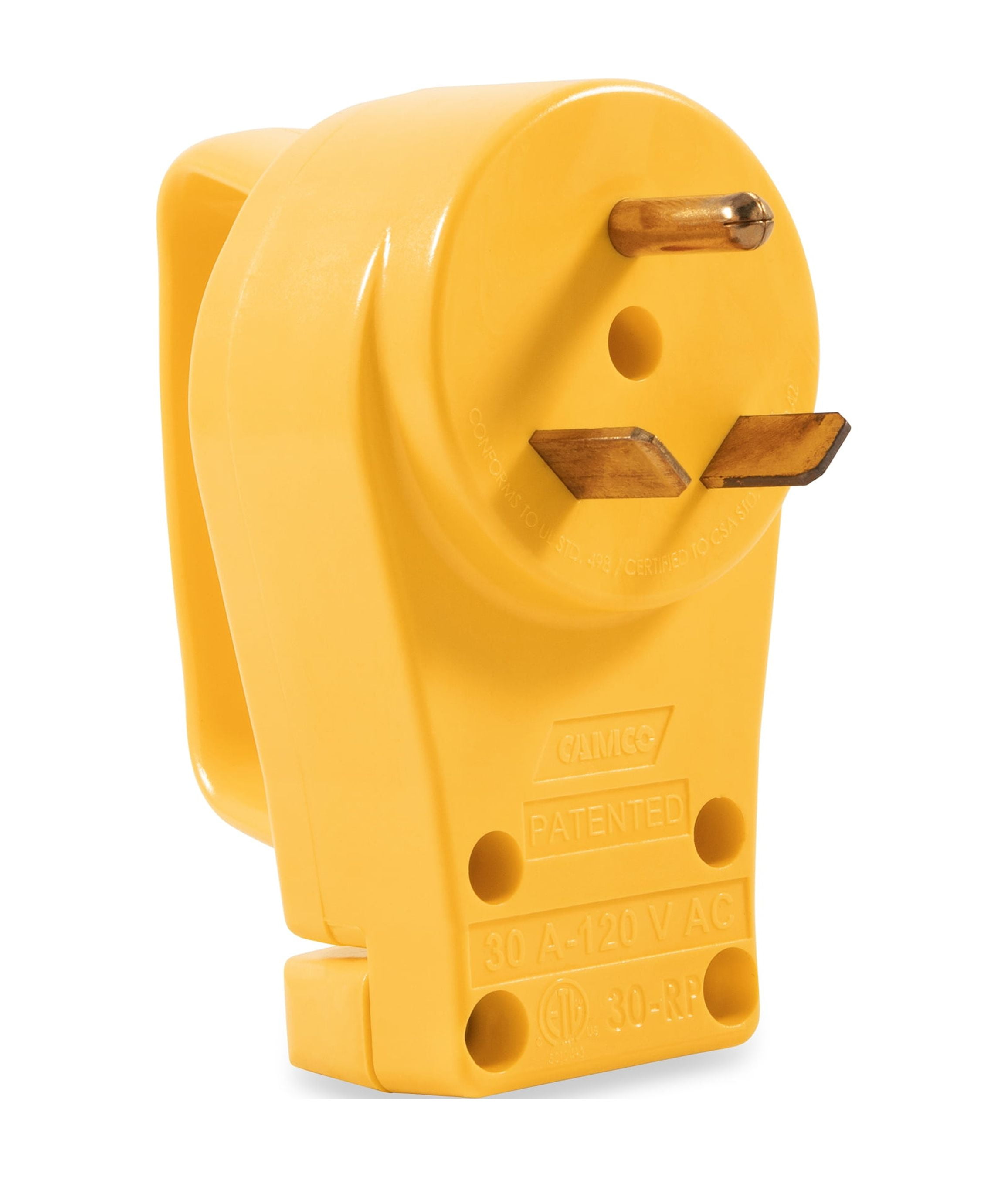 Camco PowerGrip Camper/RV 30 Amp Replacement Plug (55245) - Walmart.com
