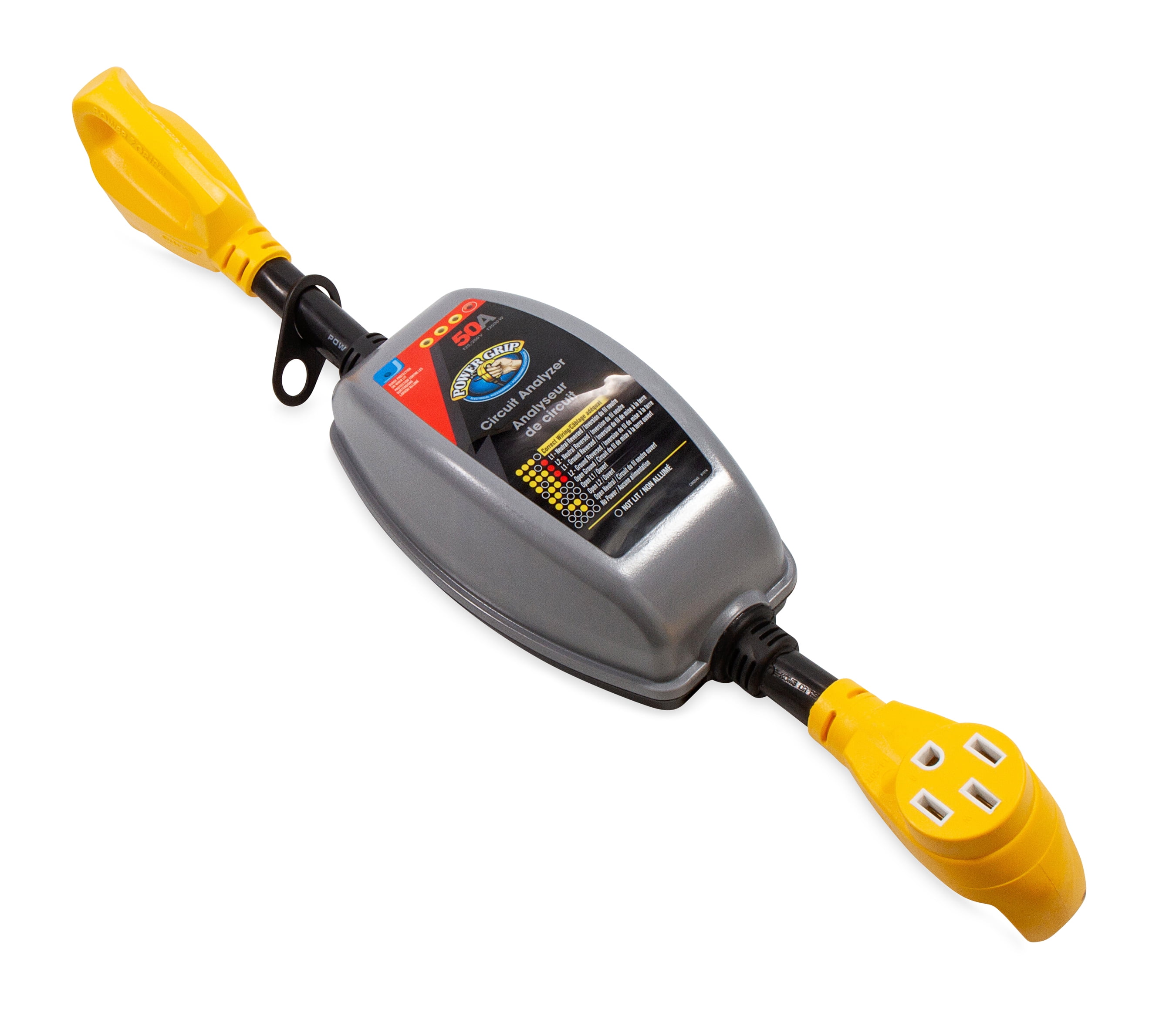 Camco PowerGrip Camper/RV 50-Amp Circuit Analyzer Dogbone | Features ...