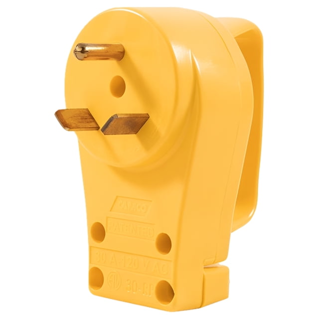 Camco PowerGrip Camper/RV Replacement Plug | Replace a 30-Amp Plug on ...