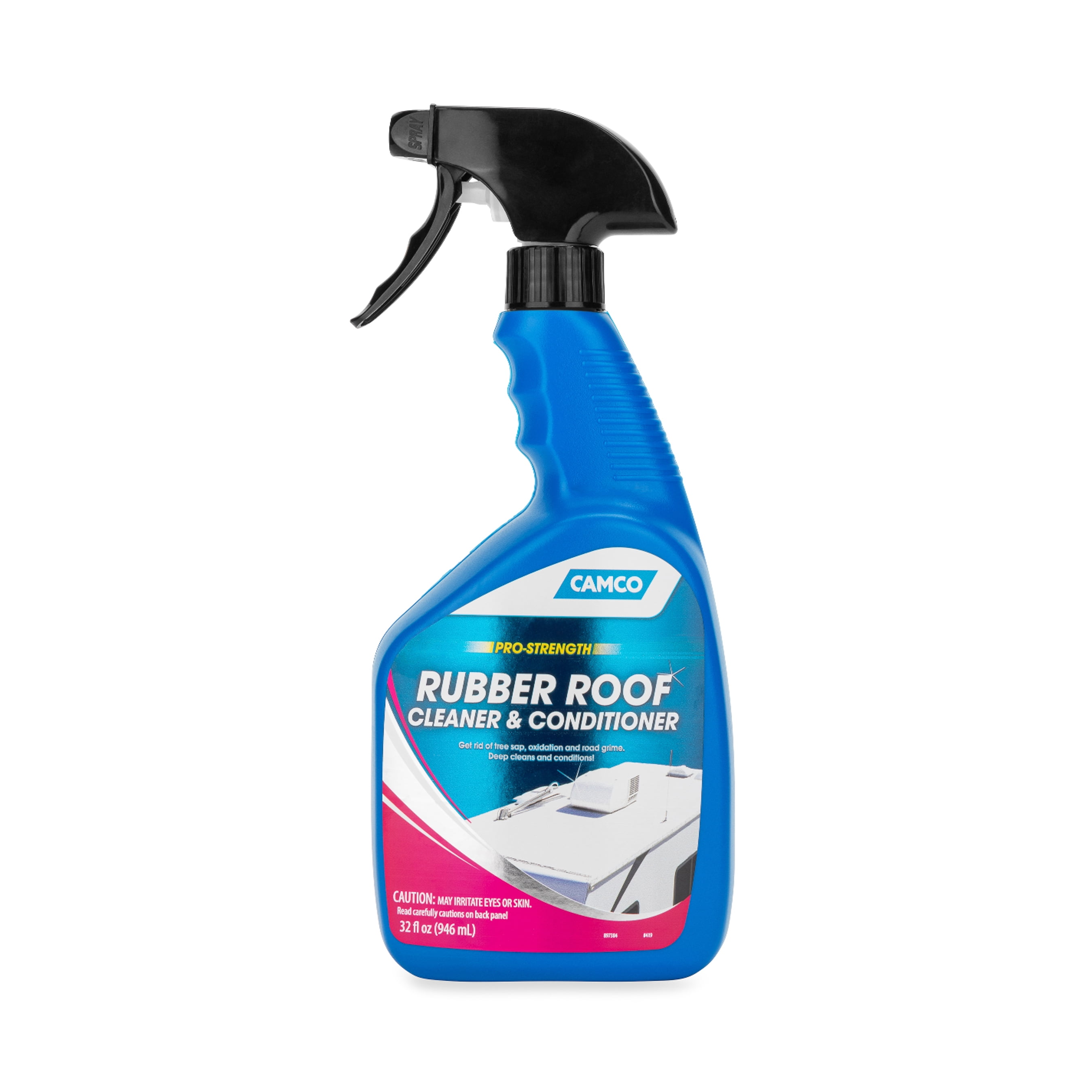 Camco RV Rubber Roof Cleaner - Pro-Strength - 32-ounces, Multicolor ...