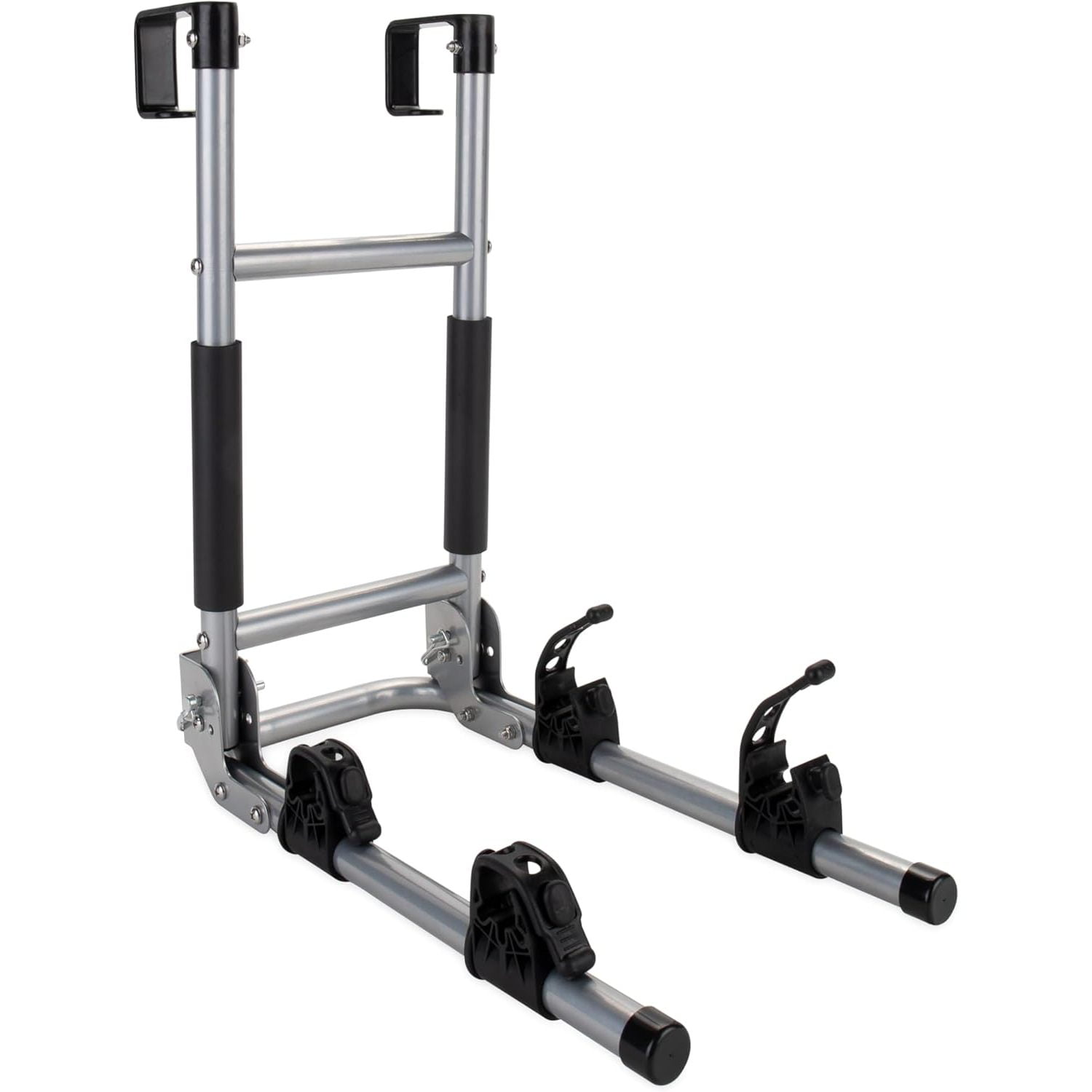 Camco RV Ladder Mount Bike Rack - Easily Holds 2 Bikes & Folds for ...
