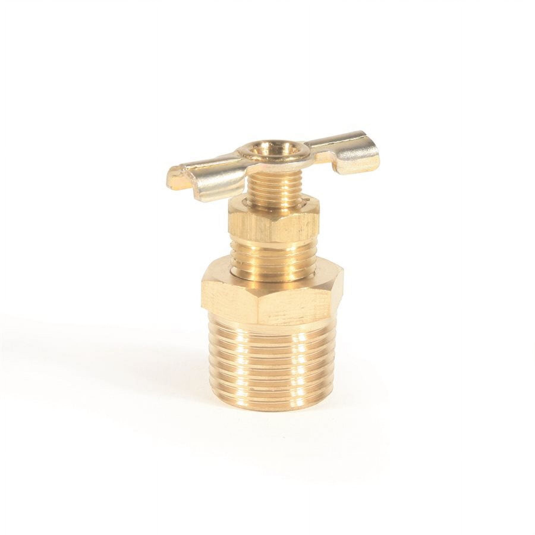 Camco ½" RV Water Heater Replacement Drain Valve - Durable Brass ...