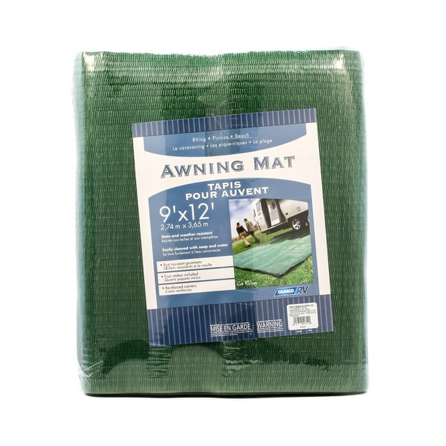 Camco Reversible RV Awning and Outdoor Mat | Lightweight and Mildew ...