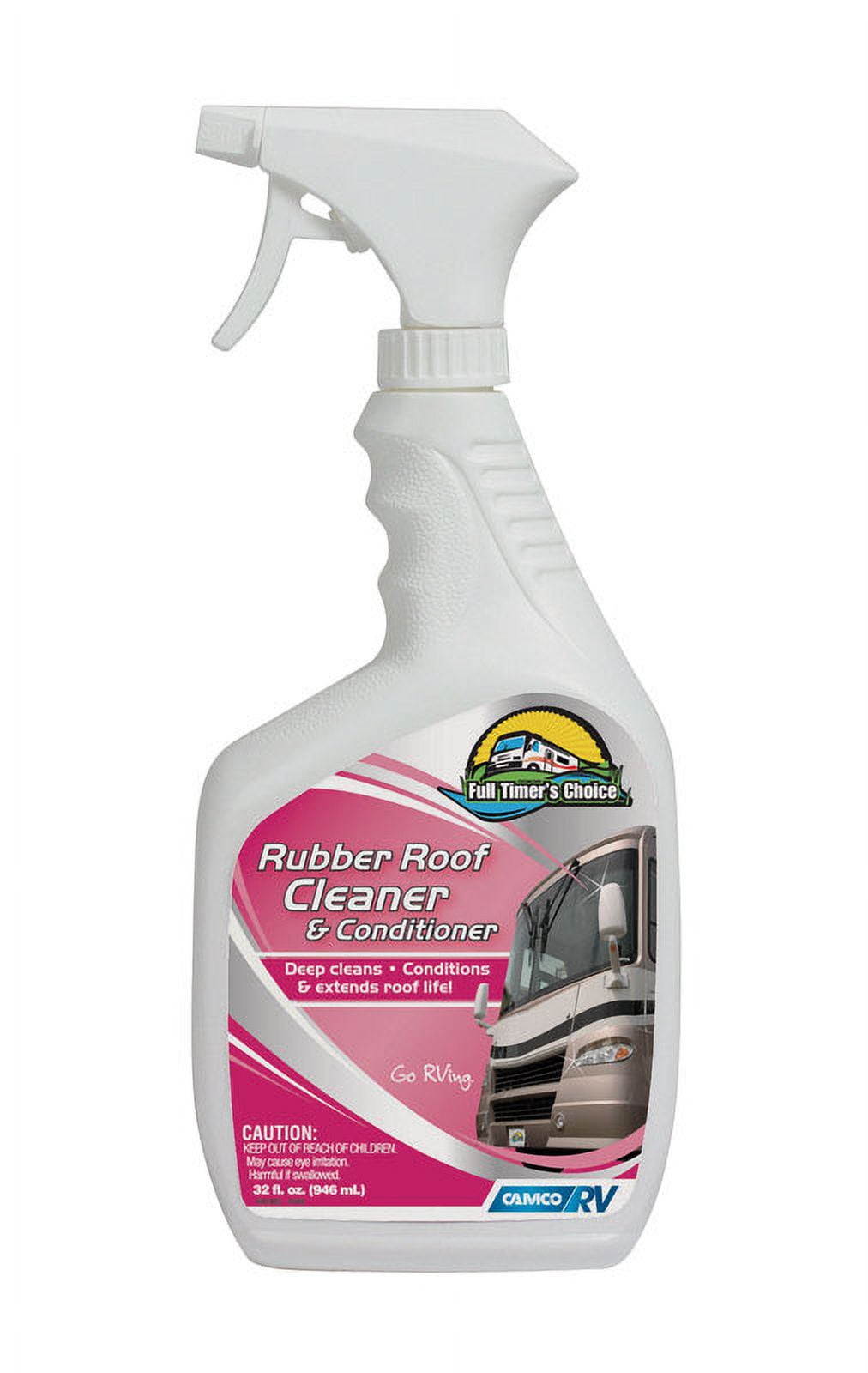 Camco 41063 Roof Cleaner and Conditioner Full Timer's Choice Liquid 32 ...