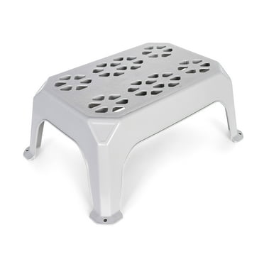 Mainstays One Step Folding Step Stool, Black Plastic - Walmart.com