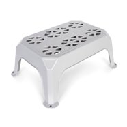 Rubbermaid Durable Plastic Sturdy 1-Step Stool, White - Walmart.com