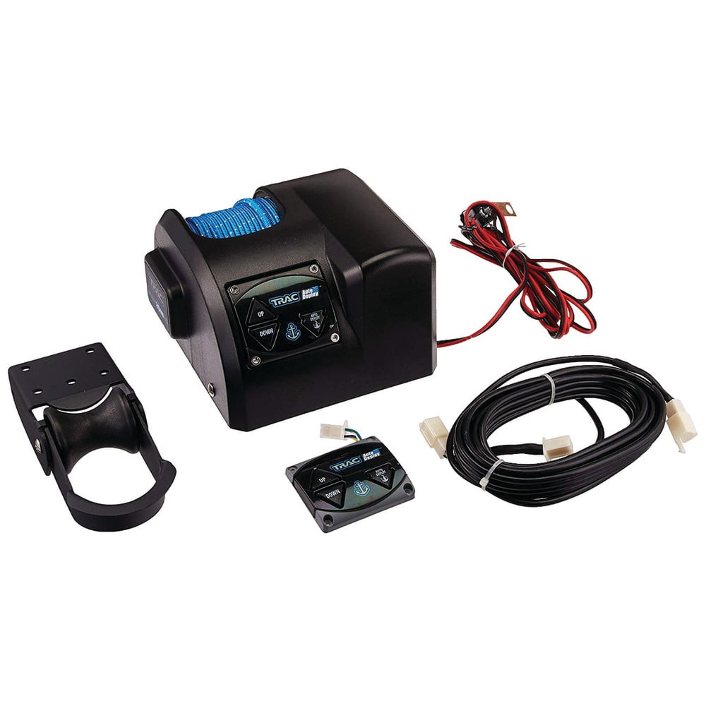 Camco TRAC 25 Electric Anchor Winch | 12V DC Steel Gear Motor | 100ft ...