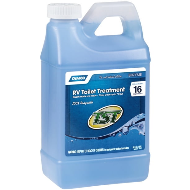 Camco TST® Enzyme RV Toilet Treatment 64 fl. oz. Bottle - Walmart.com