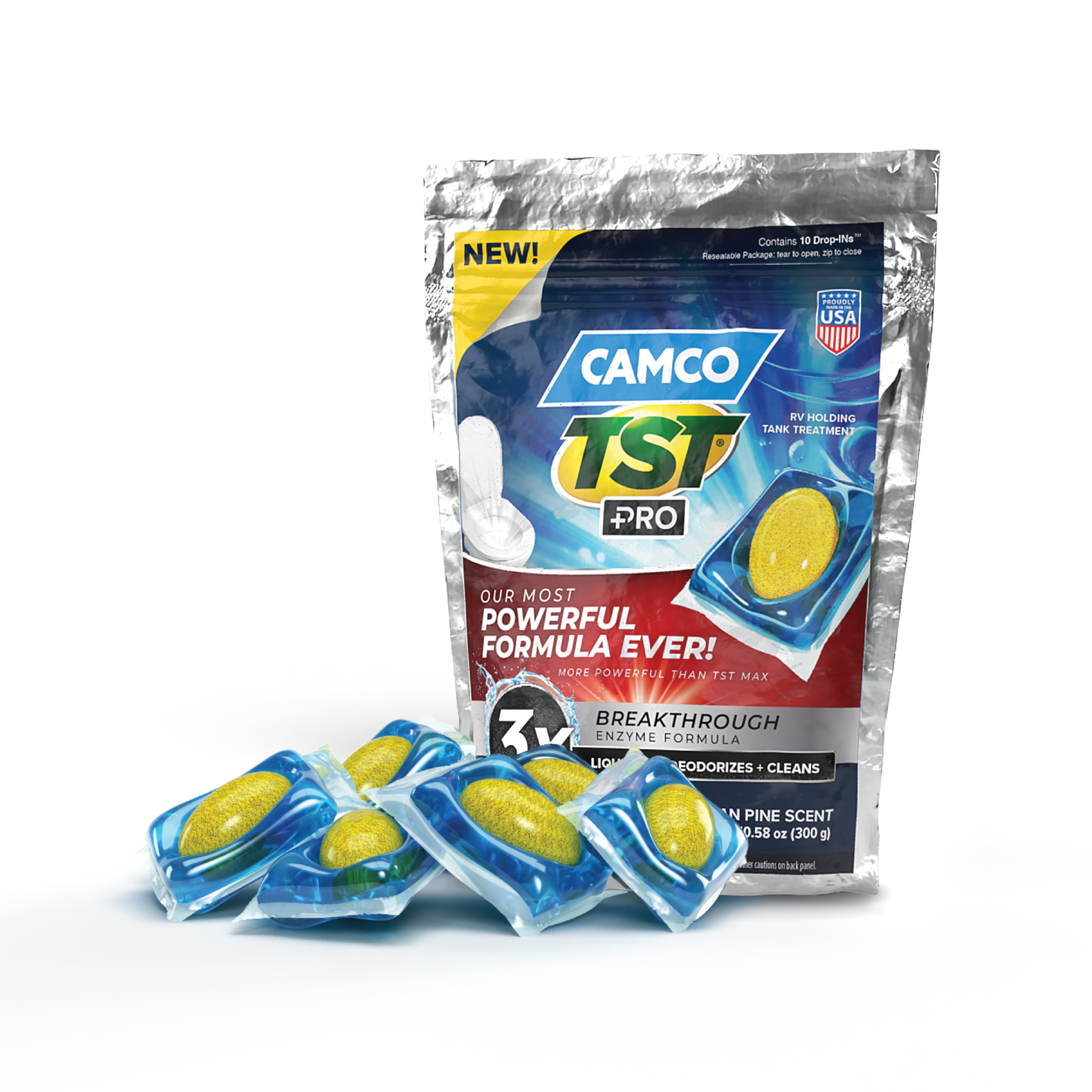 Free Shipping! Camco RV Toilet Treatment Drop-In Pellets Septic Safe ...