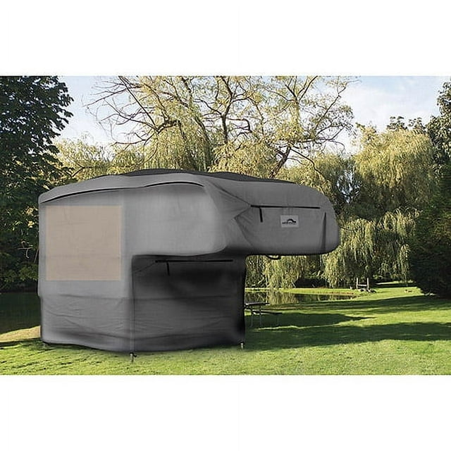 Camco ULTRAGuard Camper/RV Cover | Fits Slide-In Campers Up to 19-feet ...