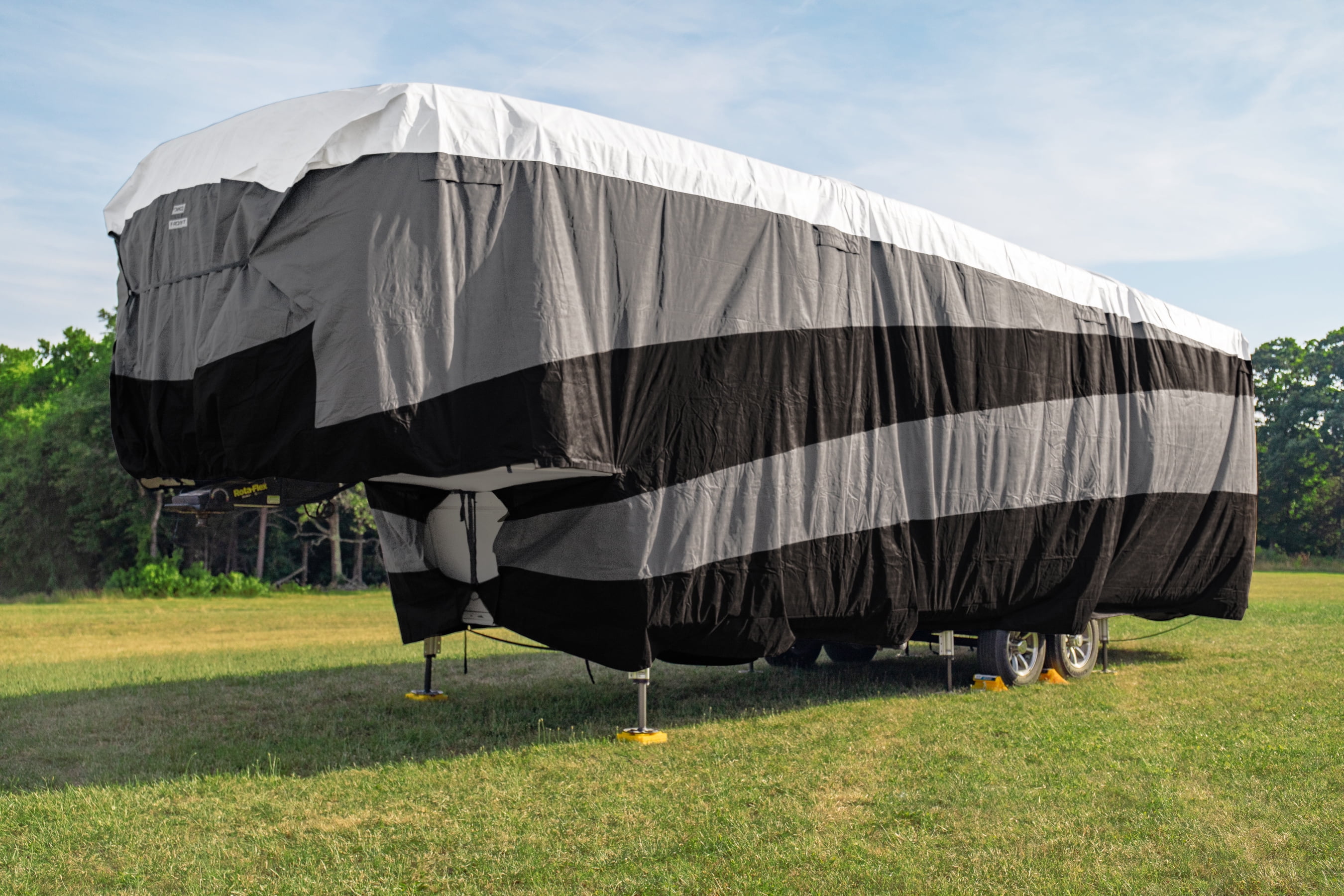 Camco ULTRAGuard Supreme RV Cover | Fits Fifth Wheel Trailers 31 to 34 ...