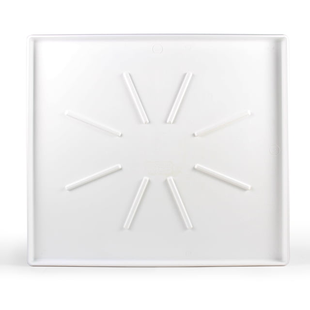 Camco Washing Machine Drain Pan, 30 ½" x 34 ½" OD, PVC Fitting (20786 ...