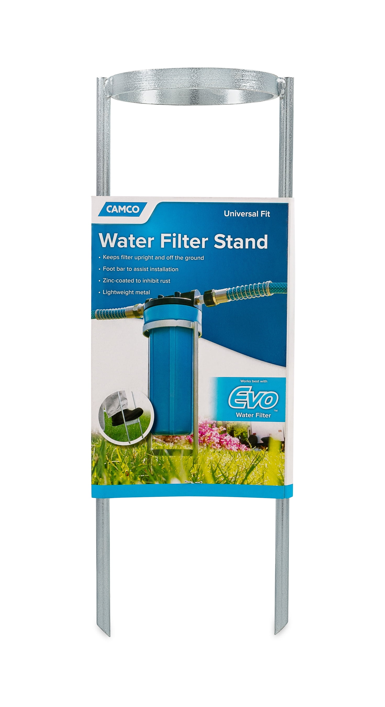 Camco Water Filter Stand | Lightweight and Zinc Coated to Prevent Rust ...