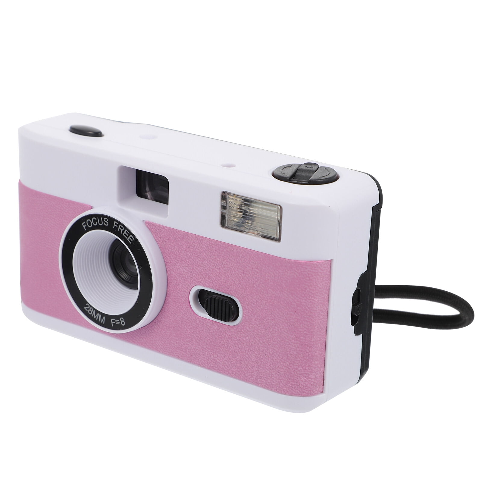 Macaron White Film Camera with Built-in Flash for Home Perfect Gift 1 ...