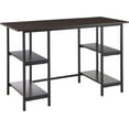 Camden 4 Shelf Computer Desk, Espresso - Walmart.com
