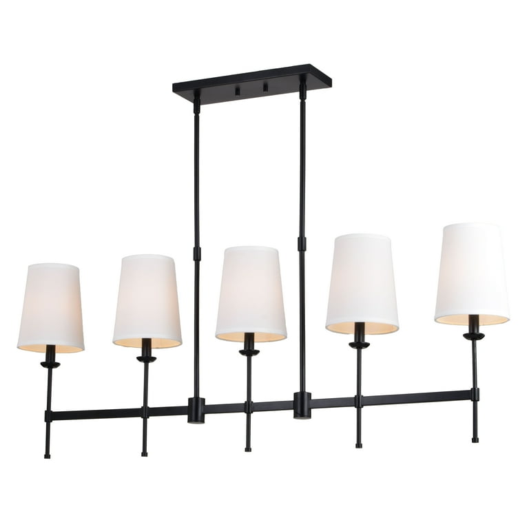 Camden Collection Light Fixtures VAXCEL Camden 6 Light Matte Black