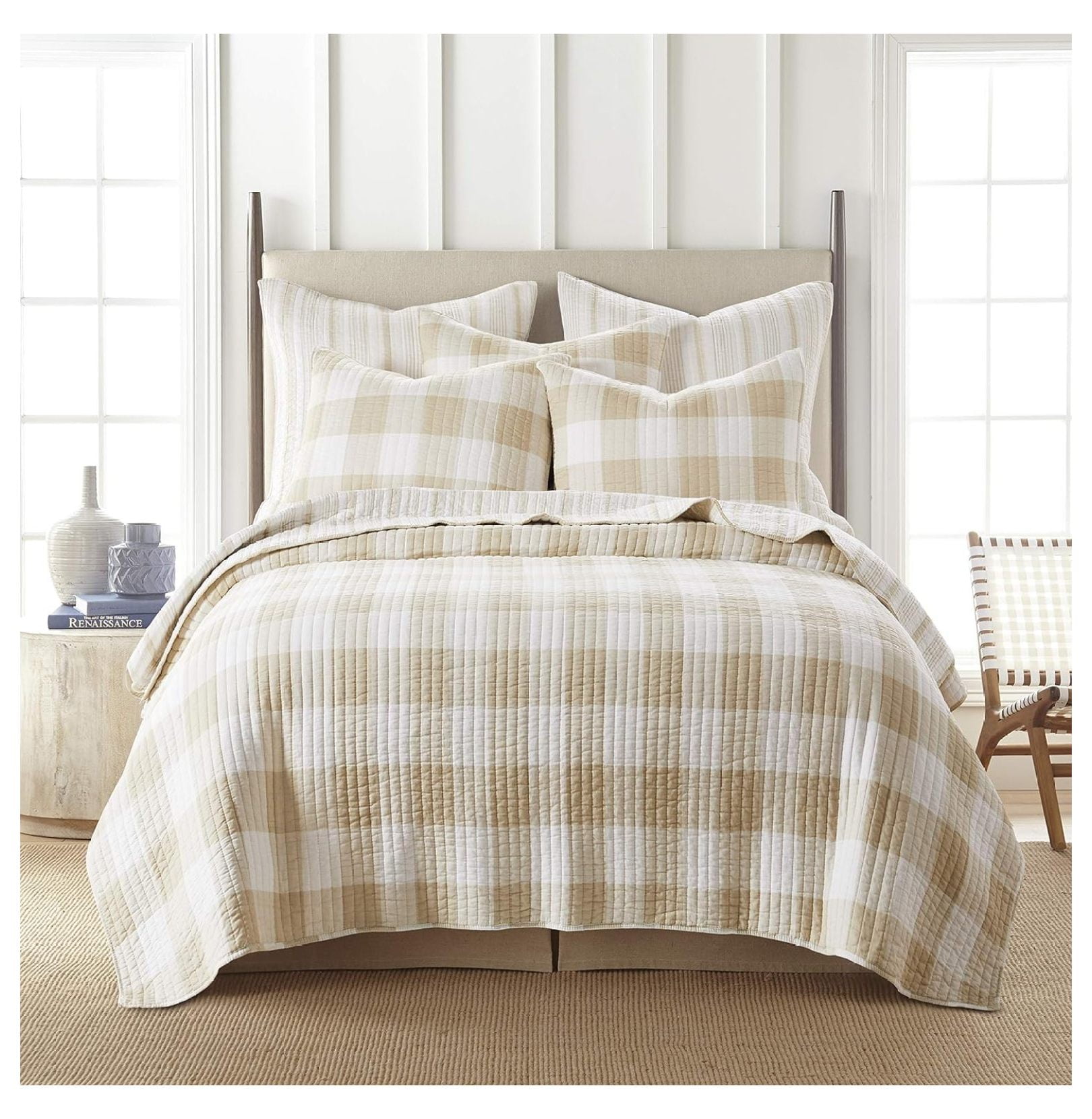 Camden Bedding Set - Full/Queen Quilt with 2 Pillow Shams - Buffalo ...