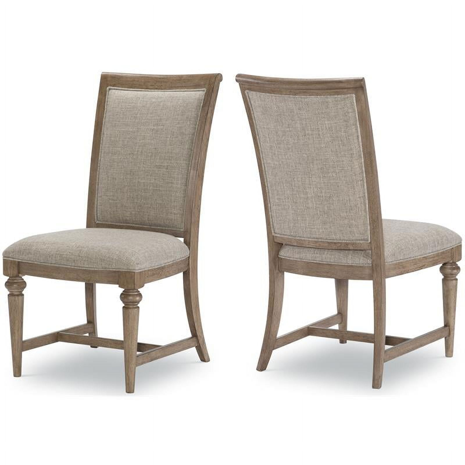 Camden Heights Chestnut Upholstered Wood Back Side Chair - Walmart.com