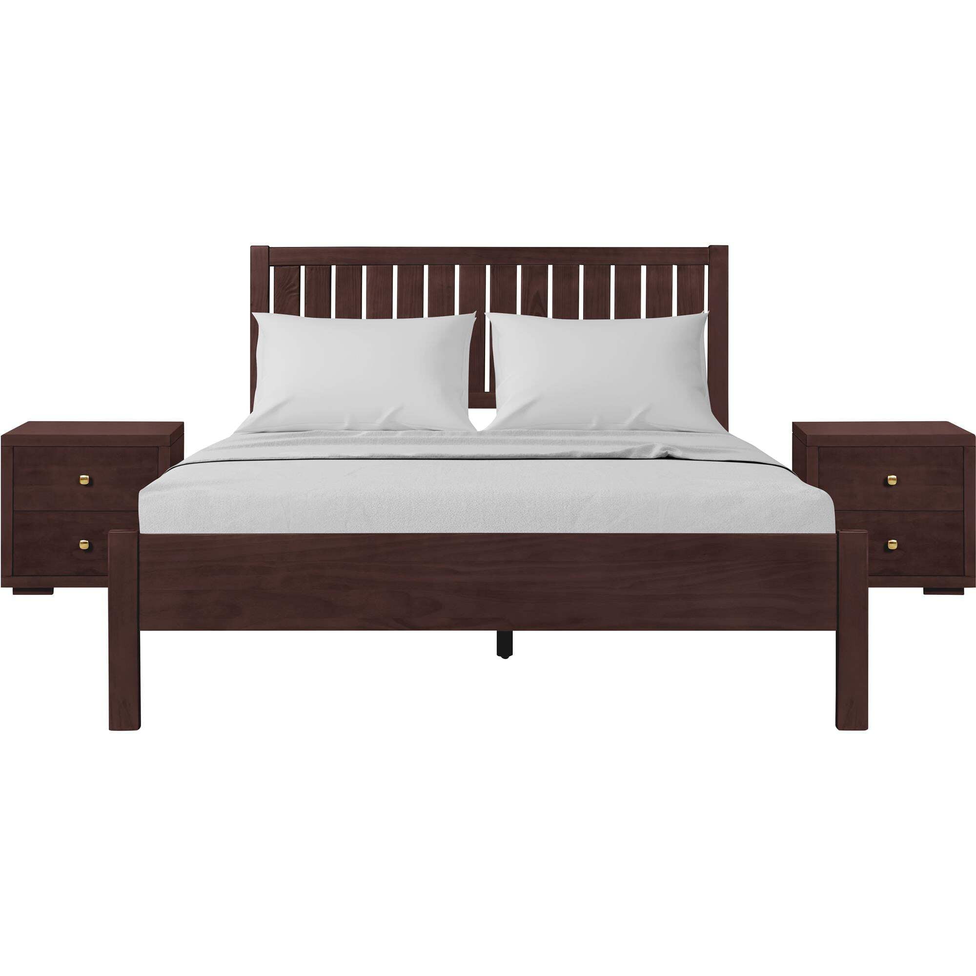 Camden Isle Graham Platform Bedroom Set | Slatted Headboard | King ...