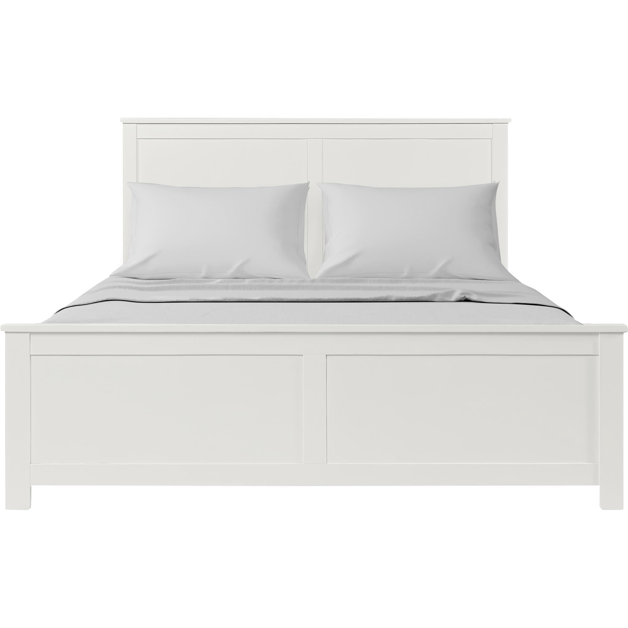 Camden Isle Winston Platform Bed | Paneled Headboard | King, White ...