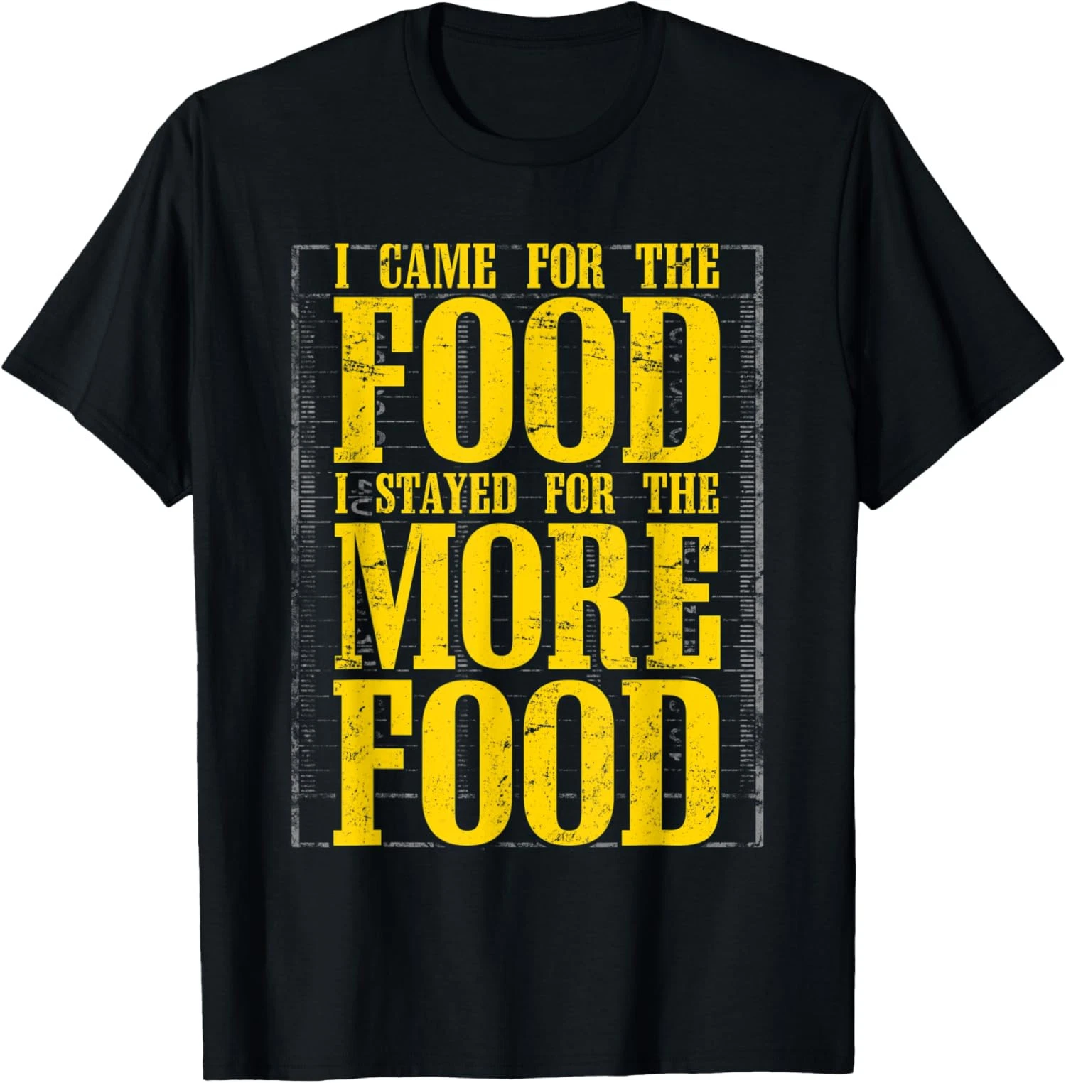 Came For The Food Stayed For More Food Funny Football Unisex T-Shirt ...