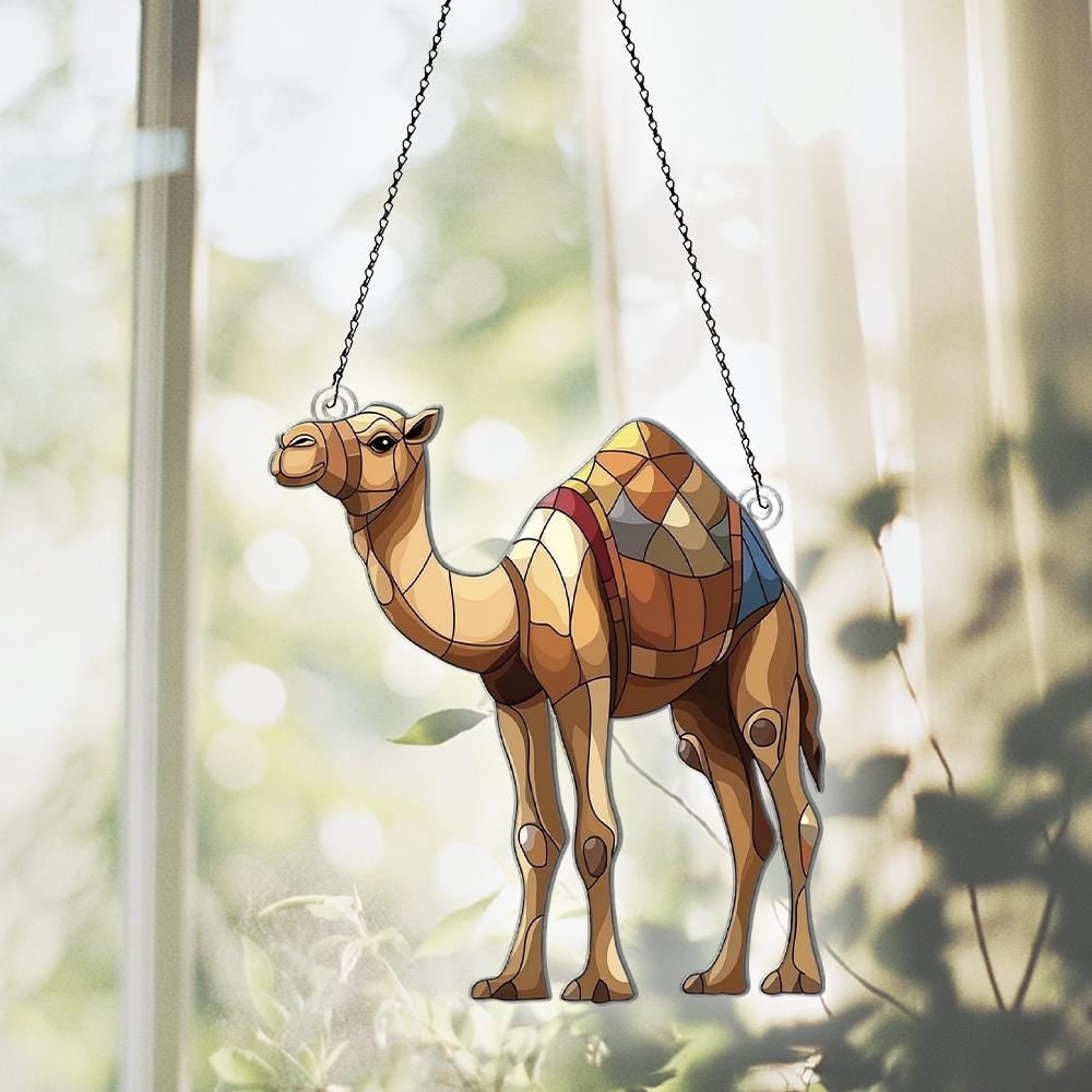 Camel Acrylic Suncatcher, Camel Ornaments, Camel Decor, Camel Gifts For ...