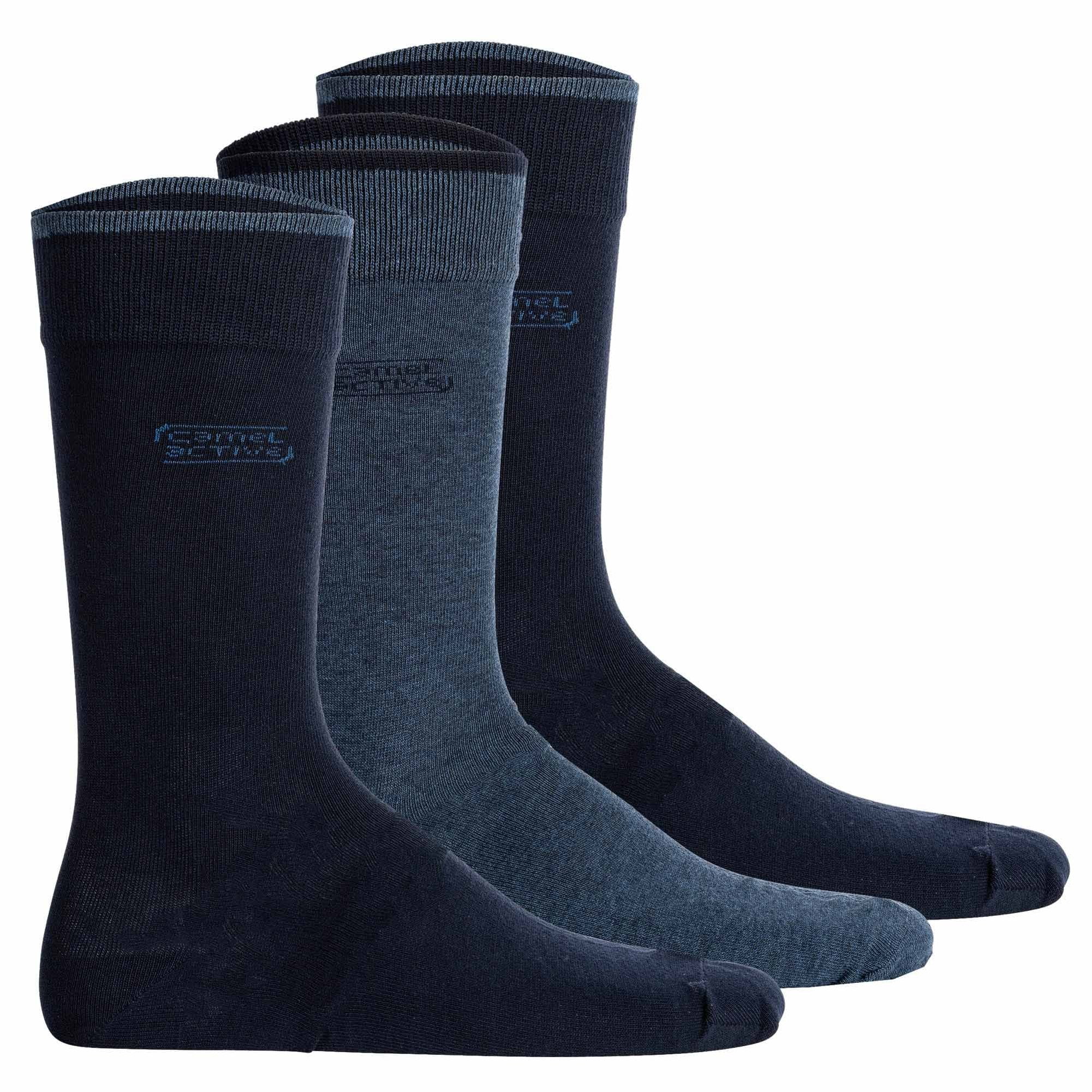 Camel Active Men's Socks, 3-Pack - Box, Basic Socks, Organic Cotton ...