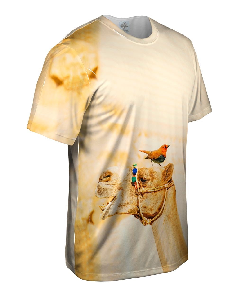 Camel Bird Buddies Mens T-Shirt All Over Print - Walmart.com
