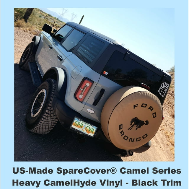 Ford Bronco SpareCover - 35-in w/Camera - US Made, Heavy Luxury Vinyl ...