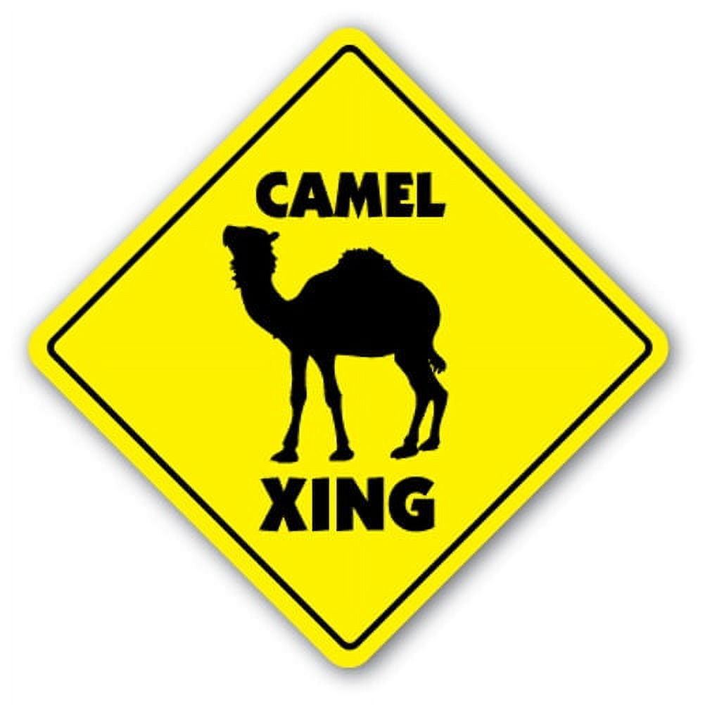 Camel Crossing [3 Pack] of Vinyl Decal Stickers | Indoor/Outdoor ...