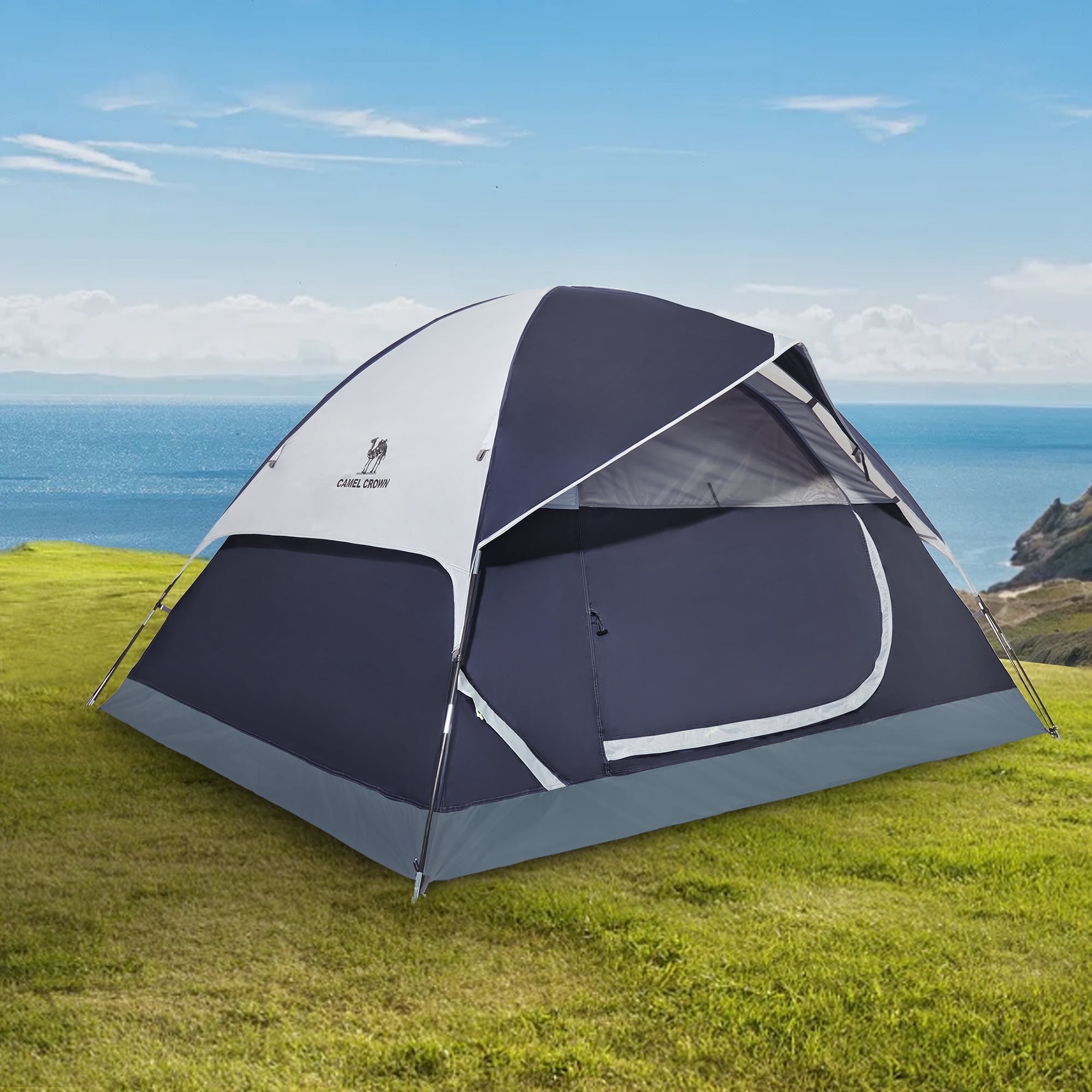 Camel Crown Camping Tent for 3-4 People, Lightweight, Waterproof ...