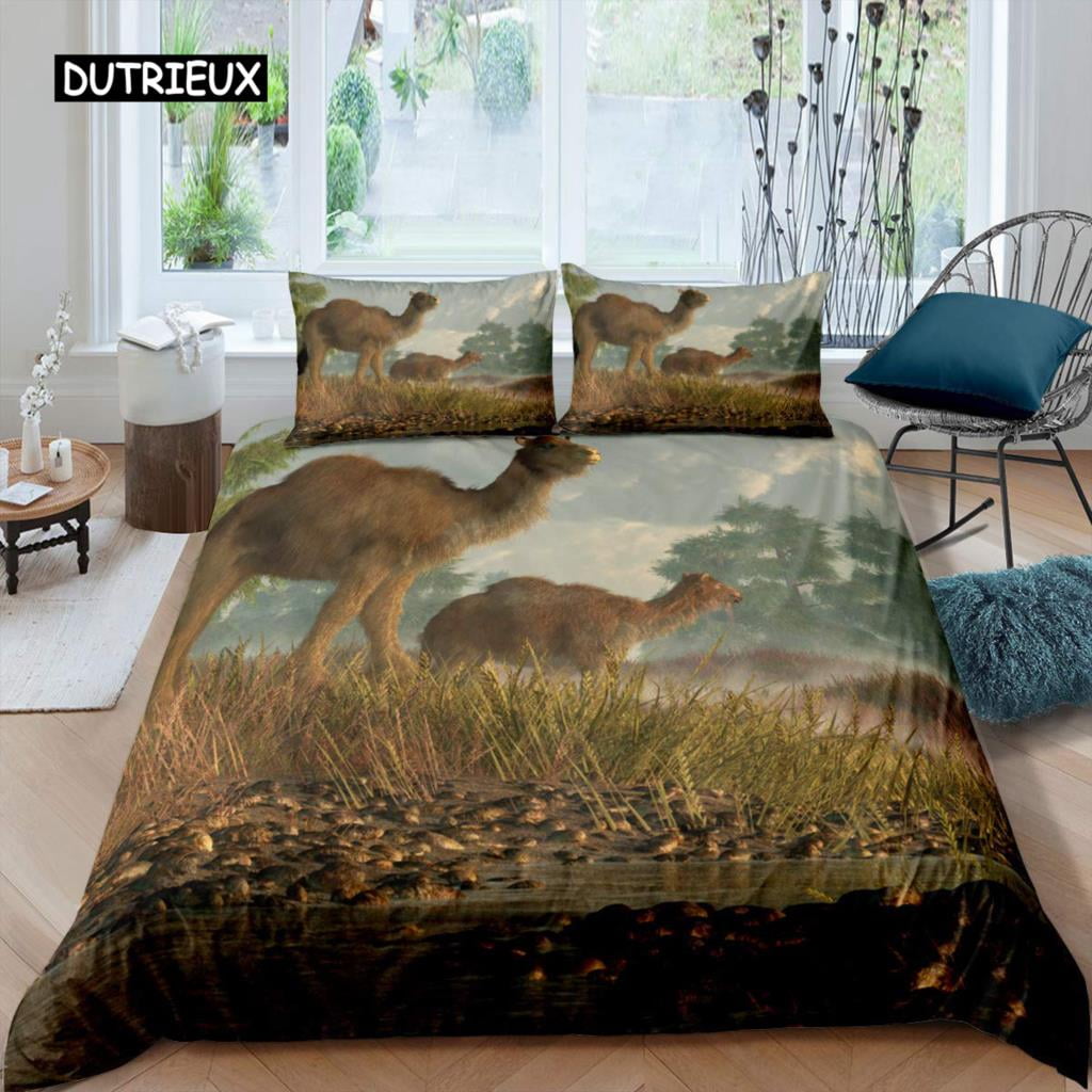 Camel Duvet Cover Set Sunset Desert Adventure Tehme Quilt Cover King ...