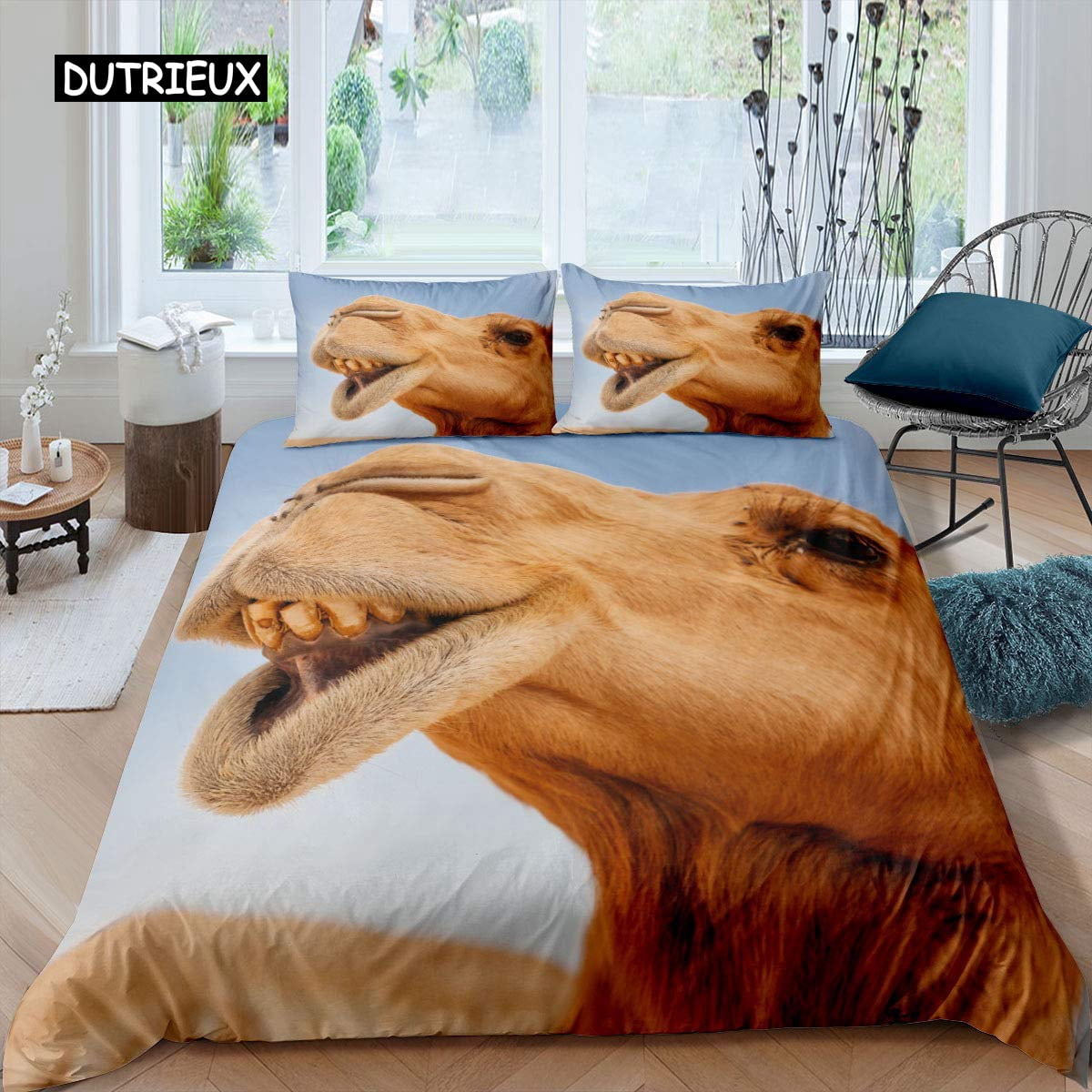 Camel Duvet Cover Set Sunset Desert Adventure Tehme Quilt Cover King ...