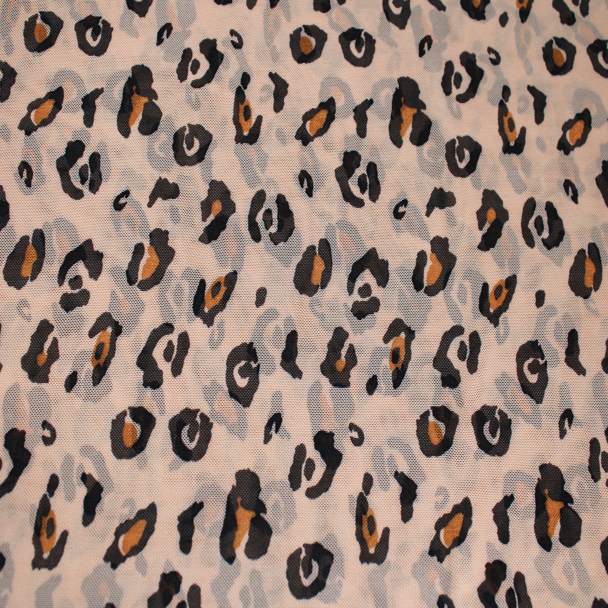 Camel Hazel Animal Skin Printed on Poly Power Mesh Fabric, DIY Projects ...