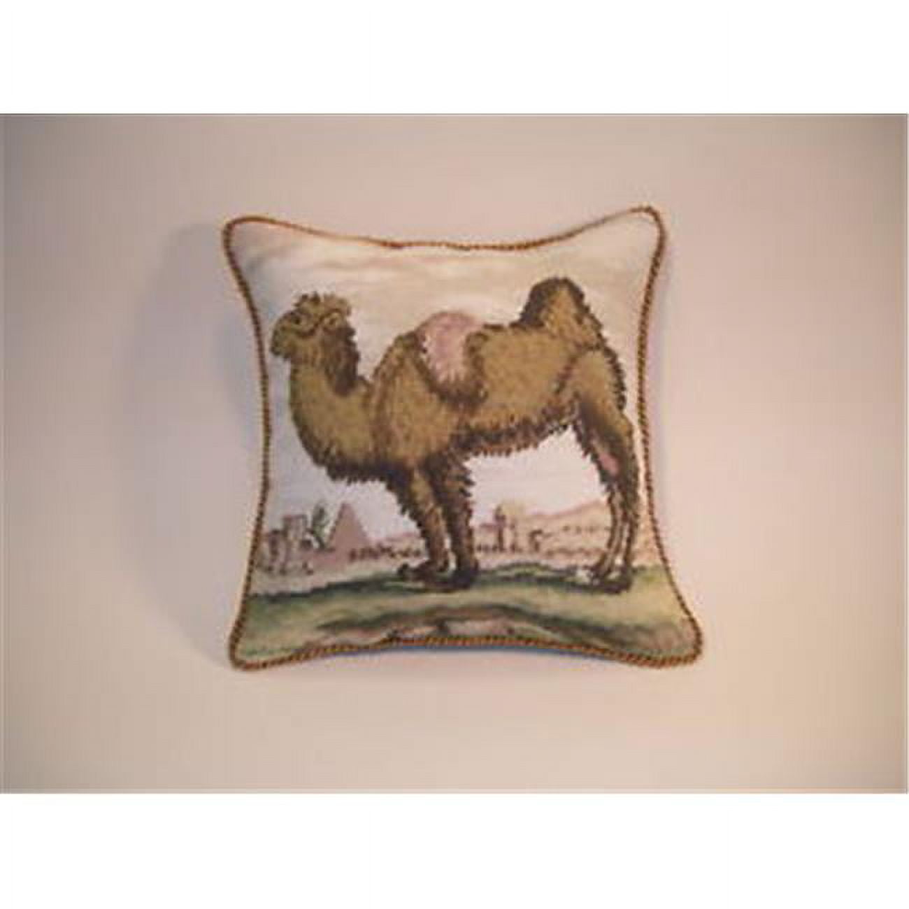 Camel Needlepoint Pillow - Walmart.com