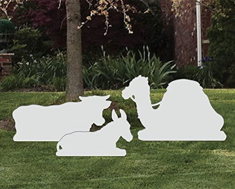 Camel, Ox, Donkey Large Nativity Add-On, Waterproof, Made in , Up to 27 ...
