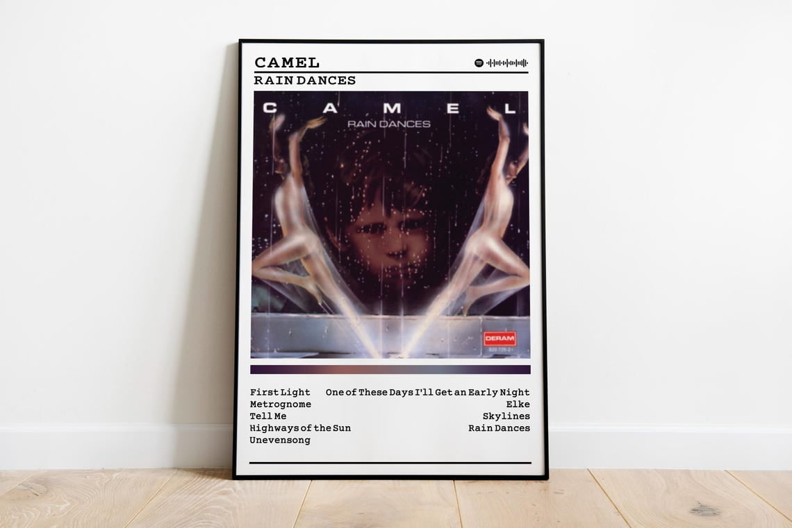 Camel - Rain Dances Album : Rock Music Wall Art #521, Unframed Poster ...
