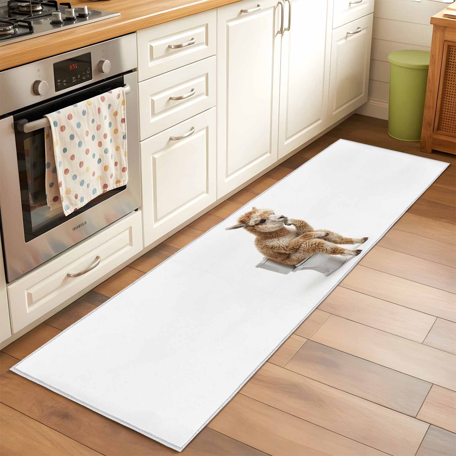 Camel Sitting on The Toilet Thinking 2x6 Runner Rug for Hallway Walkway ...