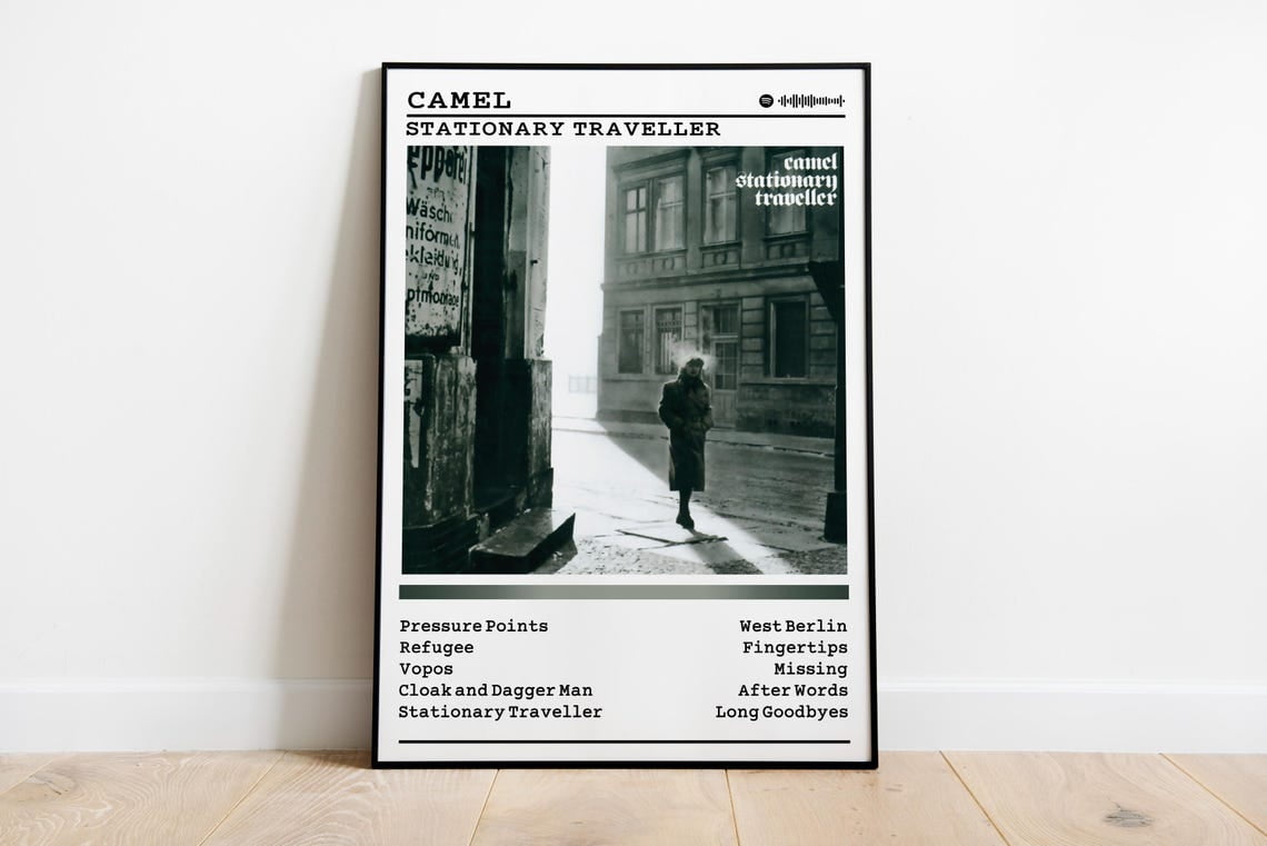 Camel - Stationary Traveller Album : Rock Music Wall Art #520, Unframed ...