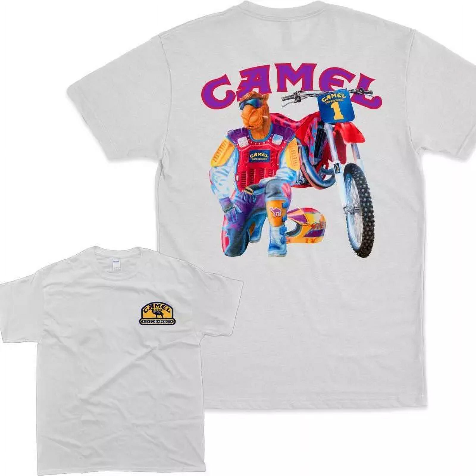 Camel Super Cross Vintage 1993 Two Sides Unisex T-Shirt - Walmart.com