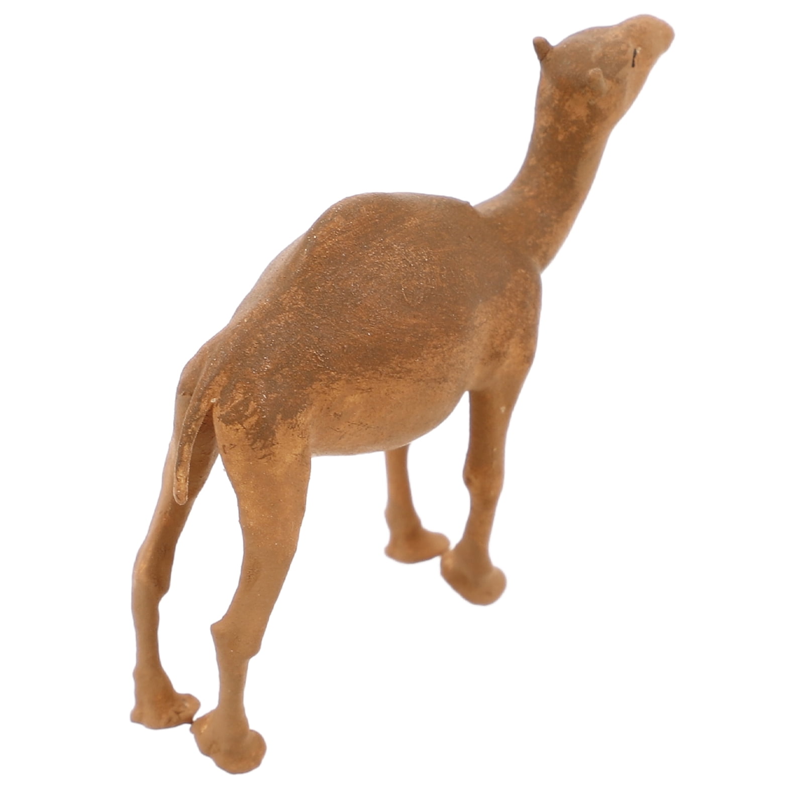 Camel Toy Statues Doll Toys Desert Figurines Plush Animals Light Brown ...