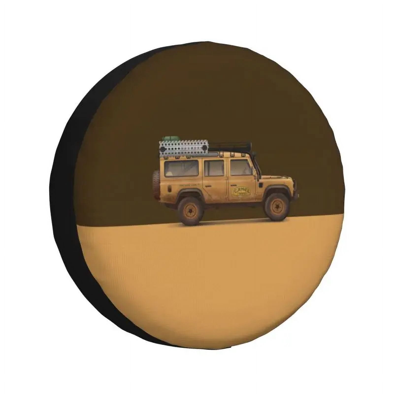 Camel Trophy Defender 110 Spare Tire Cover for Pajero Moto Yellow 4x4 ...