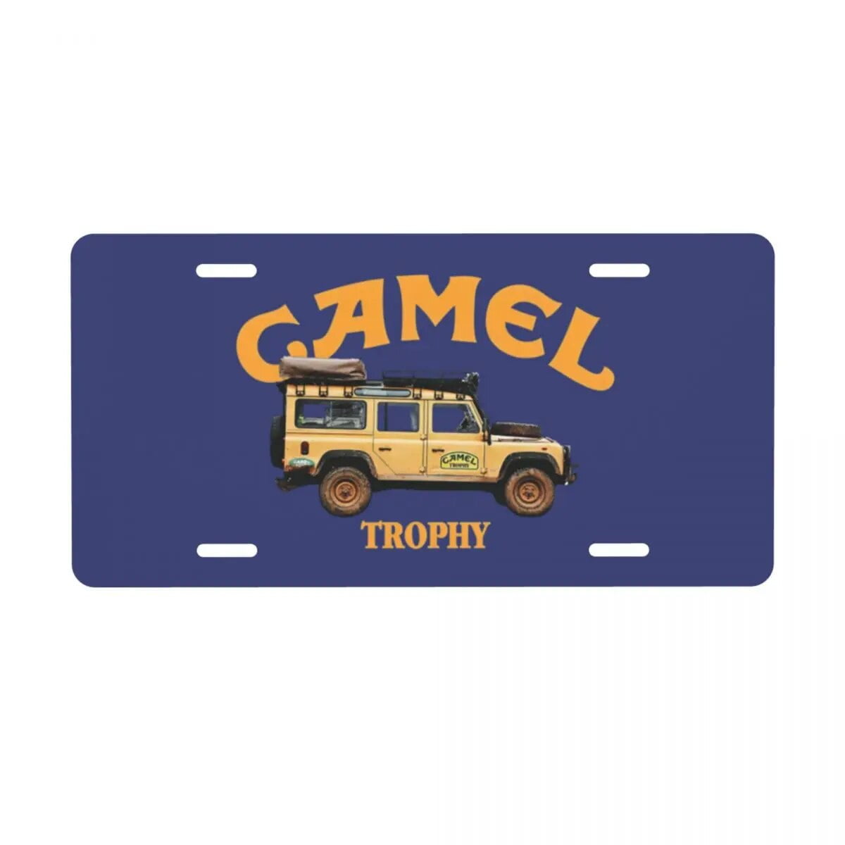 Camel Trophy Logo License Plate Cover Aluminum Metal Novelty Decorative ...