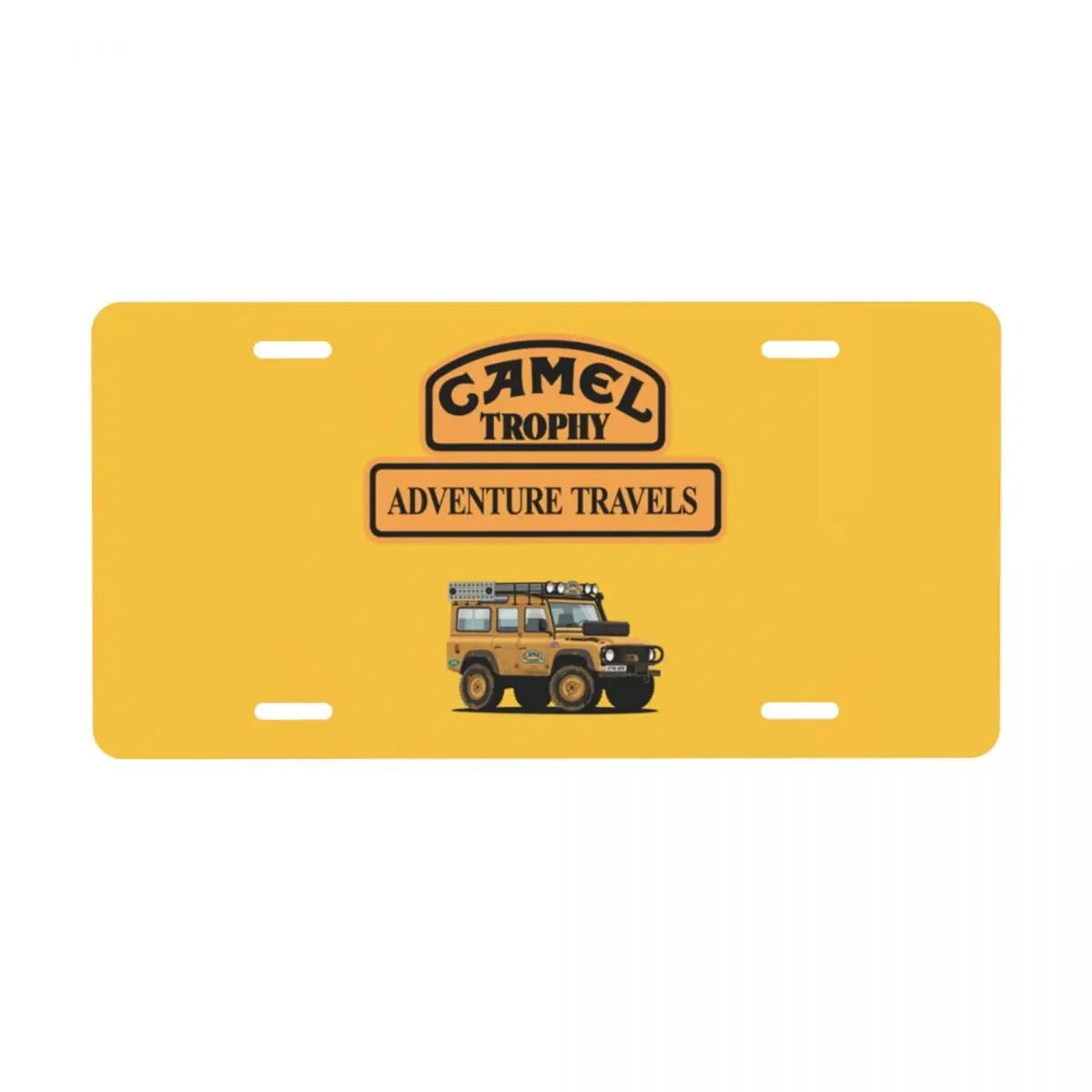 Camel Trophy Logo License Plate Cover Aluminum Metal Novelty Decorative ...