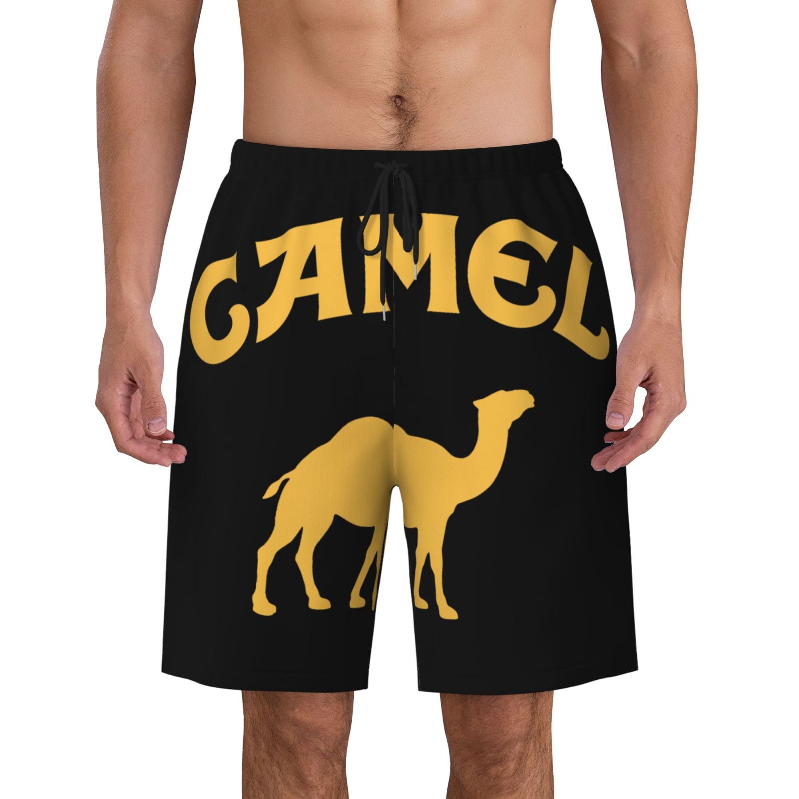 Camel Trophy Men's Shorts Summer Beach Casual Drawstring Shorts with Multi Pockets XX-Large ...