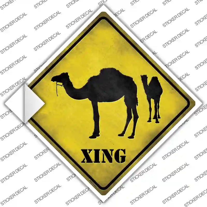 Camel Xing Novelty Diamond Sticker Decal Medium - Walmart.com
