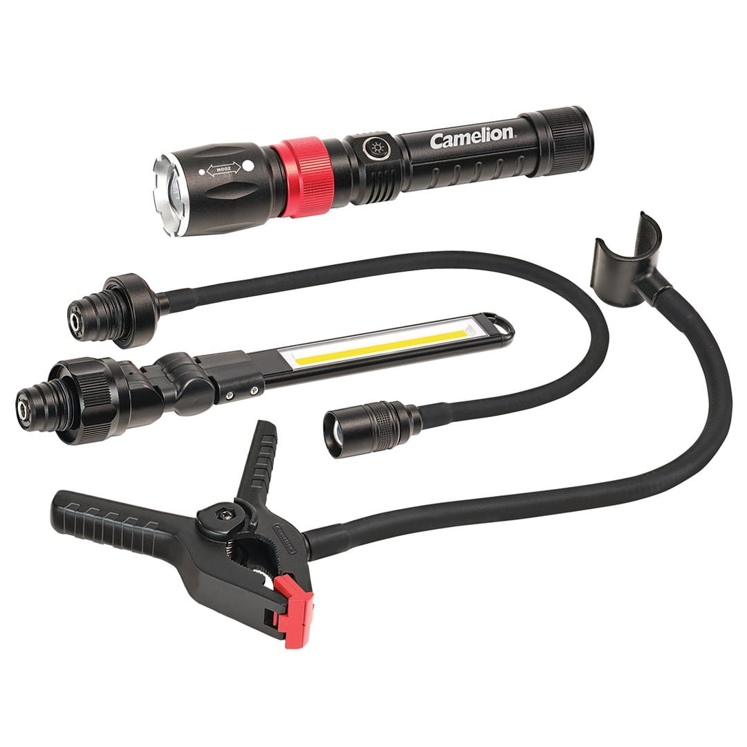 Camelion 3 in 1 LED Rechargeable Flashlight/Work Light/Flexible Light ...