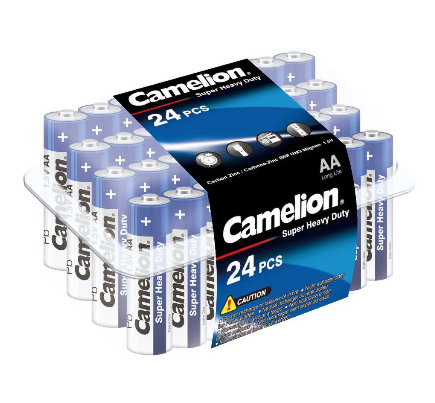Camelion AA Batteries 24Pk Super Heavy Duty Long Lite - Walmart.com