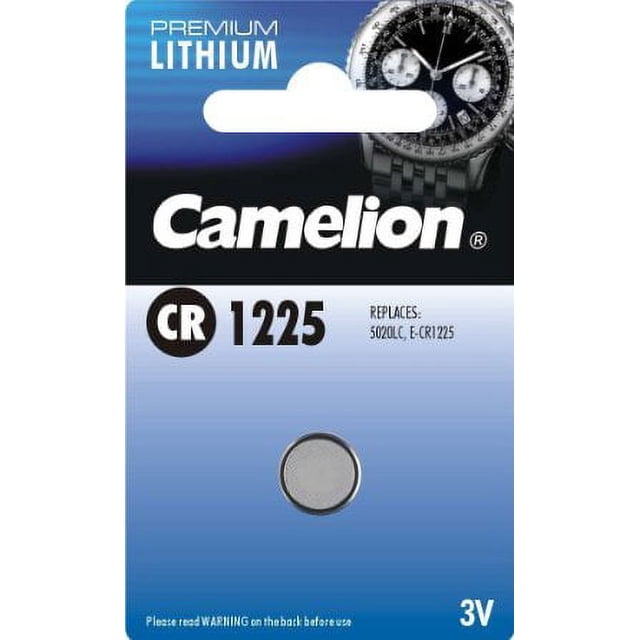 Camelion Cr1225 3v Lithium Coin Cell Batterie Dl1225 Kcr1225 - Walmart ...