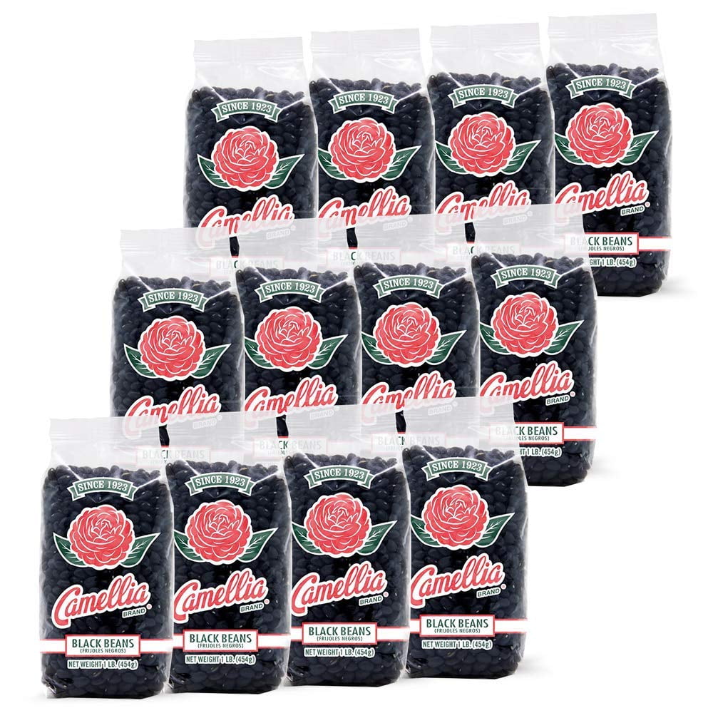 Bulk Camellia Brand Dry Black Beans 1lb - Pack of 12 - Walmart.com